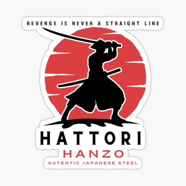 " hattori hanzo " Sticker for Sale by okazakimo | Redbubble