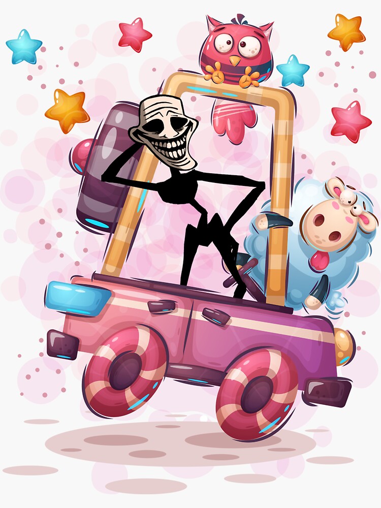 "FNF Car Incident Trollge" Sticker for Sale by SL2C-Kids | Redbubble