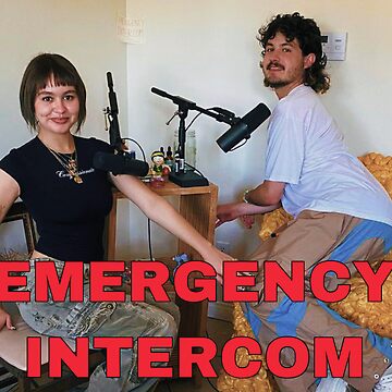 "emergency intercom" Sticker for Sale by Holly Maxam | Redbubble