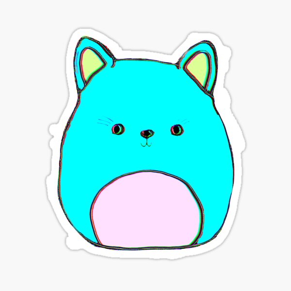 "Trippy fun squishmallow inspired design" Sticker for Sale by Squirrely ...