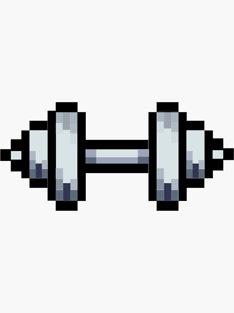 "Pixelated Weight " Sticker by Andyz11 | Redbubble