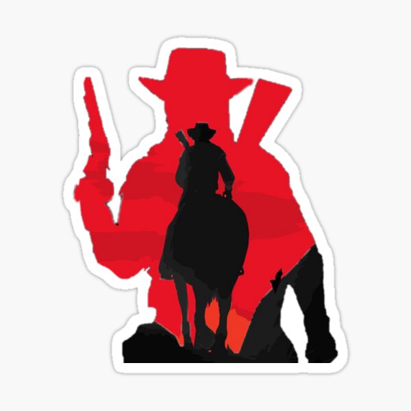 "Red dead redemption 2, design for rdr2 " Sticker by Hafid8 | Redbubble