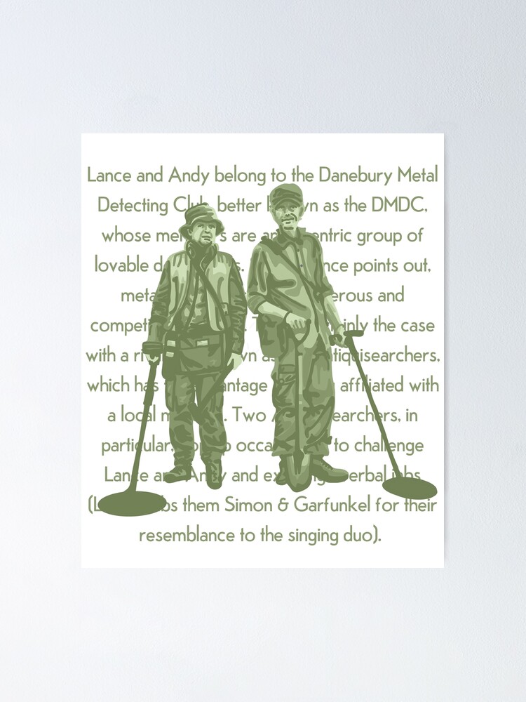 "Detectorists Lance and Andy" Poster by unhingedheather | Redbubble