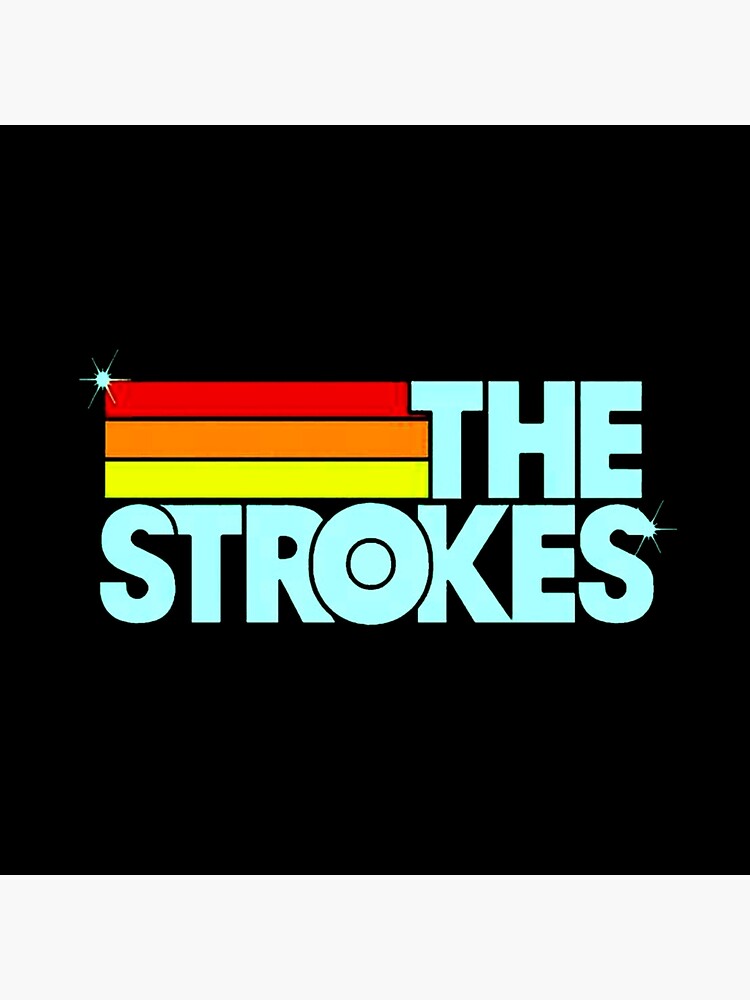 "The strokes band metal rock logo" Poster for Sale by mikewlson33 | Redbubble