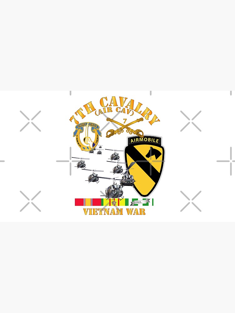 "7th Cavalry (Air Cav) - 1st Cav Division w SVC" Cap for Sale by ...