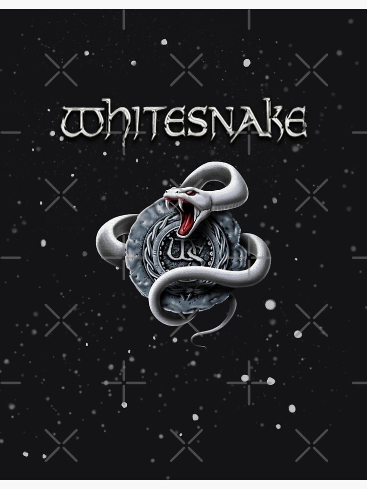 "Whitesnake Logo" Sticker for Sale by SuzyLovesThe80s | Redbubble