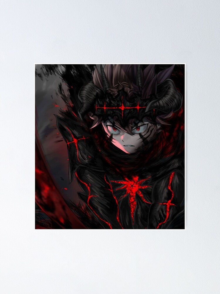 "Black Clover Asta" Poster for Sale by graybarton | Redbubble