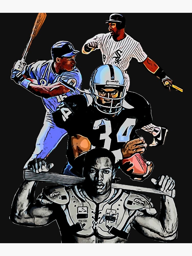 Bo jackson baseball football superstar bo knows sports Premium Matte ...