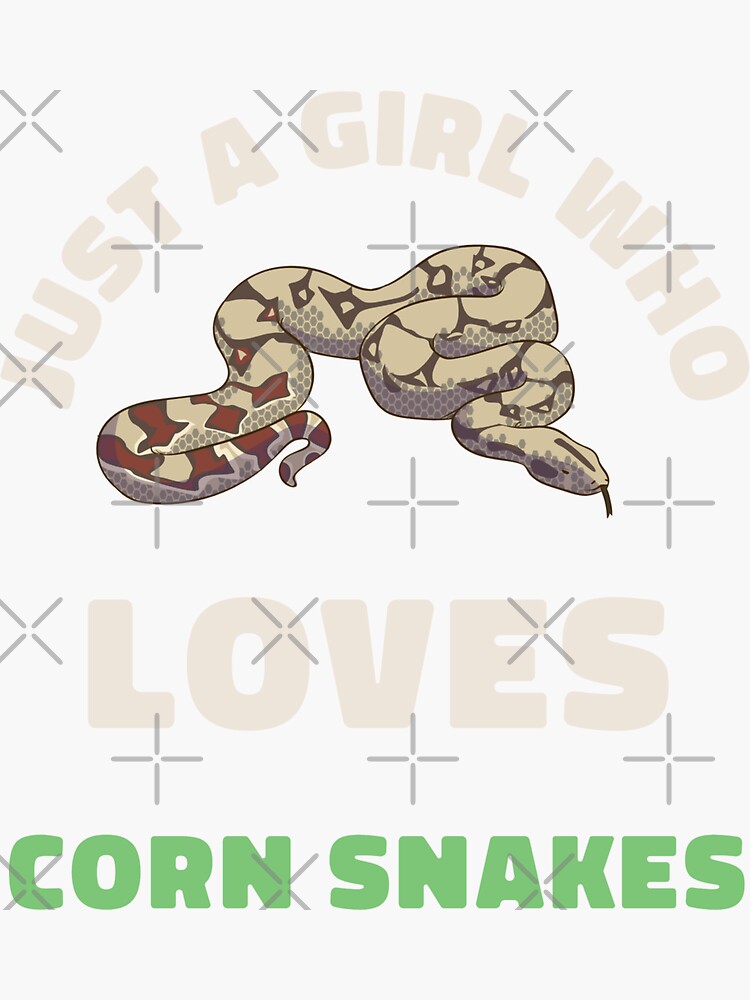 "Just A Girl Who Loves Corn Snakes Funny Corn Snakes Gift design ...