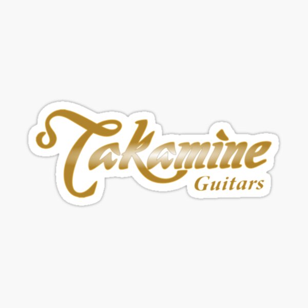 "Awesome Takamine Logo" Sticker by caelderek8 | Redbubble