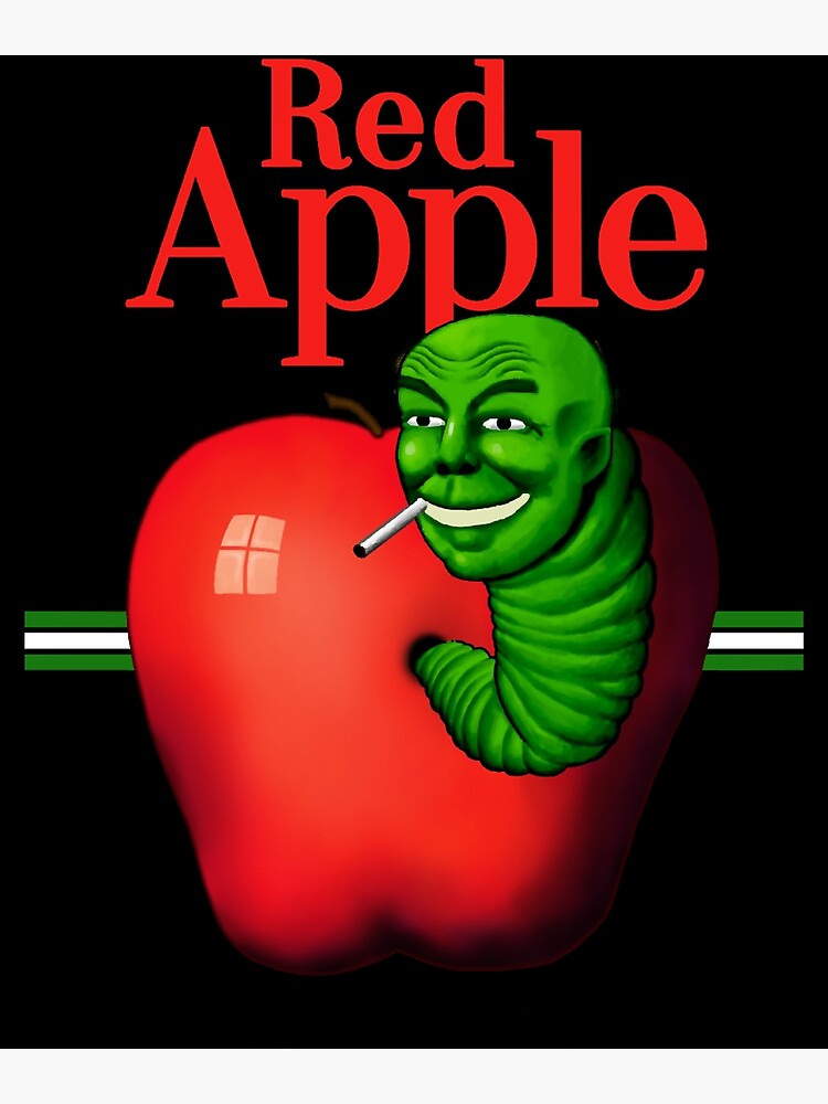 "Red Apple Cigarettes" Poster for Sale by DouglassHd | Redbubble