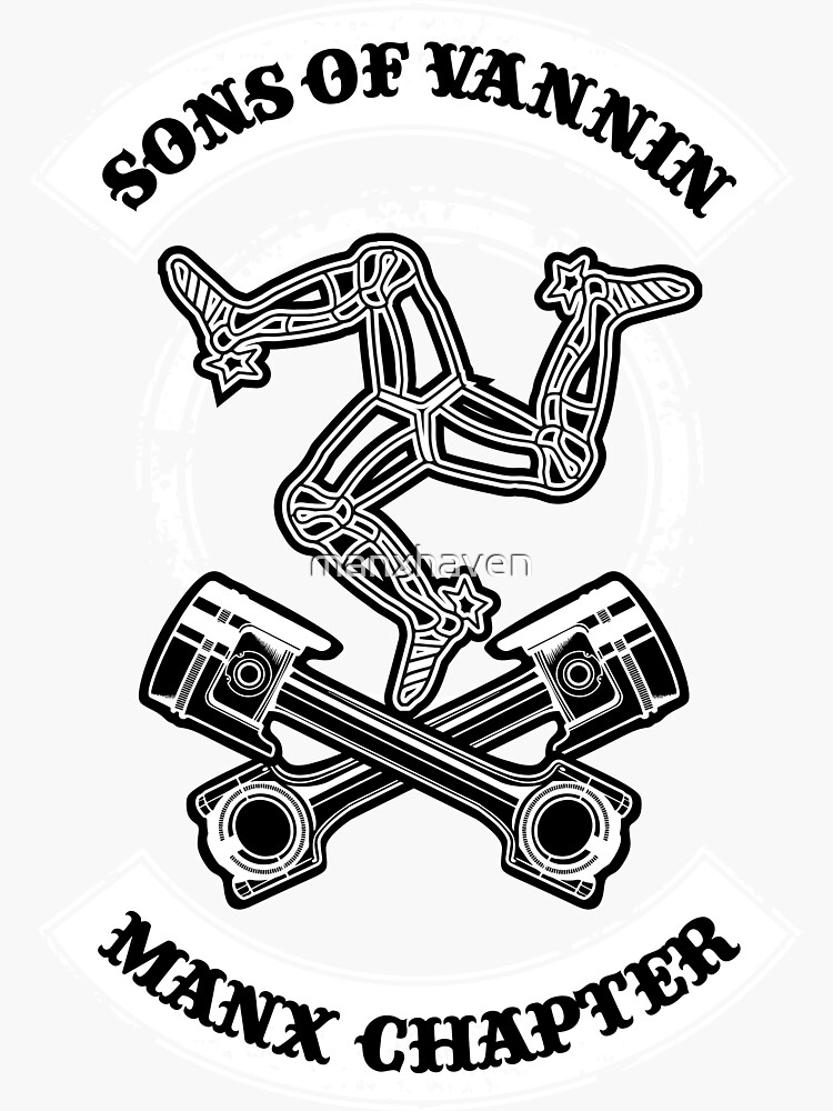 "Sons Of Vannin" Sticker for Sale by manxhaven | Redbubble