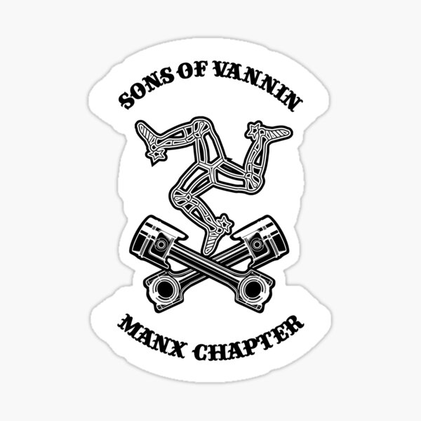 "Sons Of Vannin" Sticker for Sale by manxhaven | Redbubble