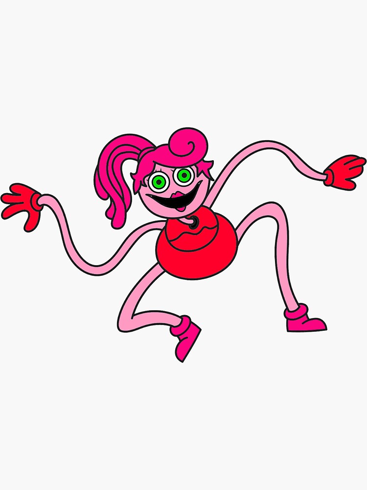 "Mommy Long Legs" Sticker by ARTBAHLOU | Redbubble