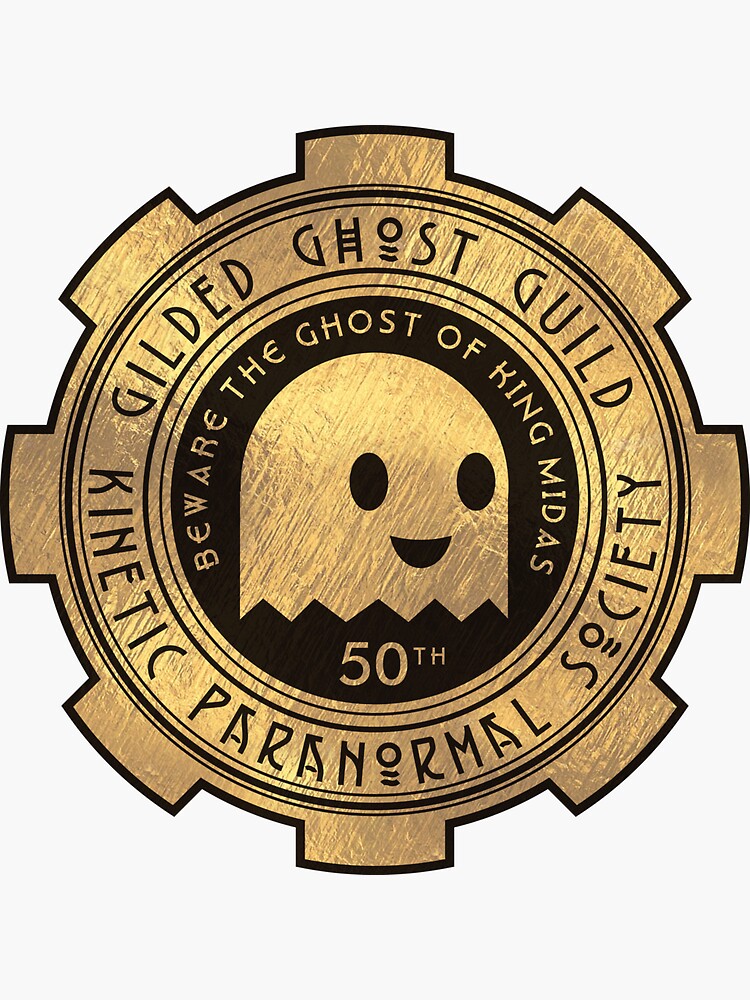 "Guilded Ghost Guild - KPS 2018" Sticker for Sale by DragonflowerInk ...