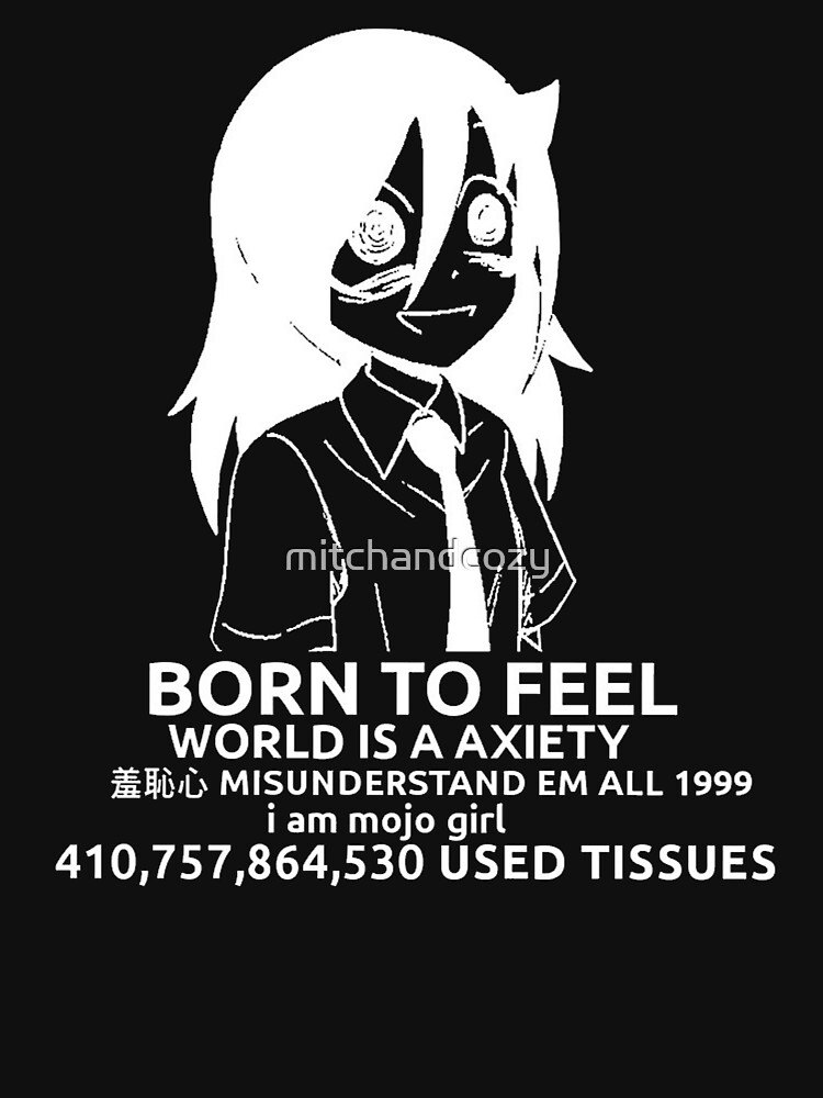 "Watamote - Born to feel" Essential T-Shirt for Sale by bery- | Redbubble