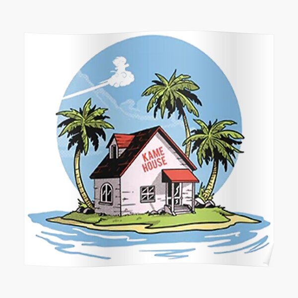 "KAME HOUSE" Poster for Sale by dinaningsih | Redbubble