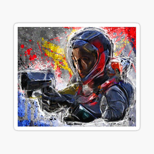 "Returnal Game APB Style Art" Sticker by ShapeAI | Redbubble