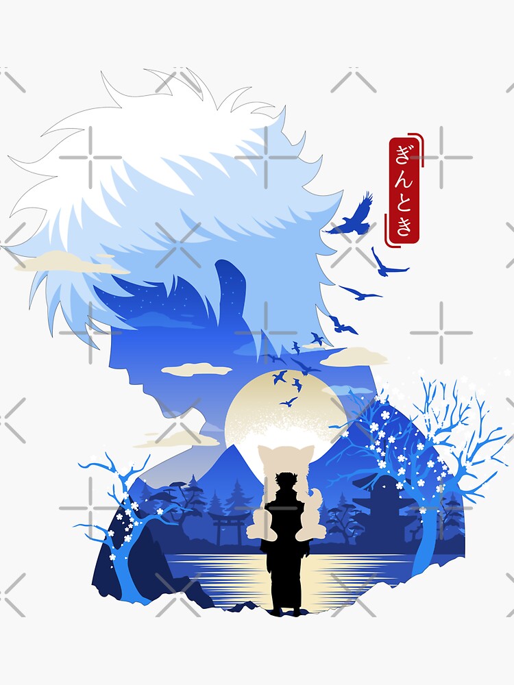 "GINTOKI GINTAMA" Sticker for Sale by virgiaone | Redbubble