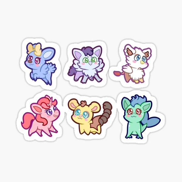 "Cute Mythical Creatures" Sticker for Sale by Amberlea-draws | Redbubble