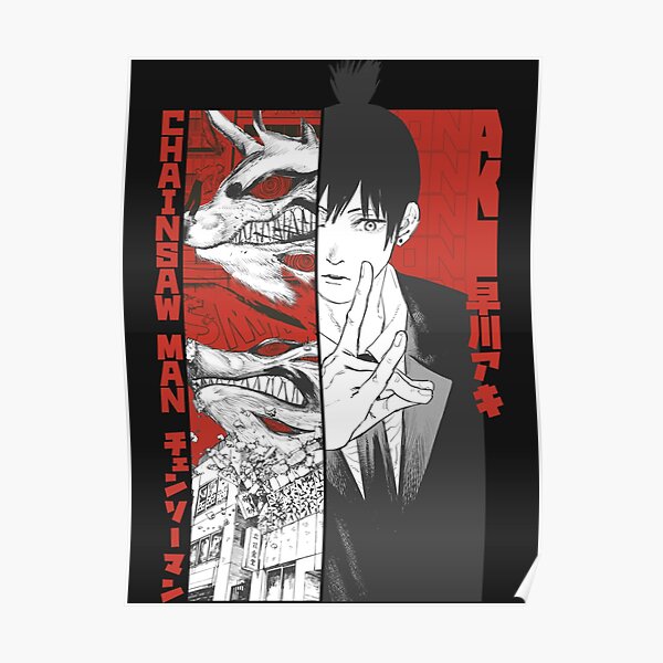"Classic Chainsaw Man - Aki " Poster for Sale by LenethaAColes | Redbubble