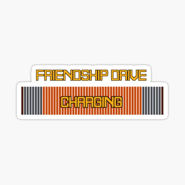 "Friendship Drive Charging - Elite Dangerous" Sticker for Sale by ...