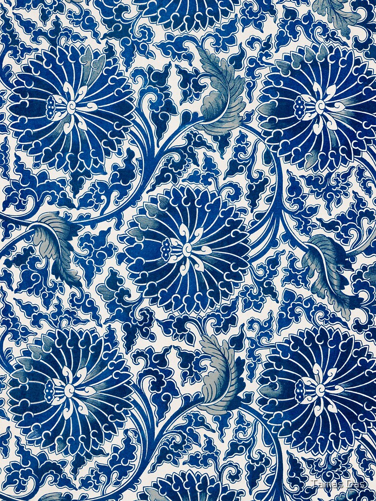 Blue Vintage Pattern