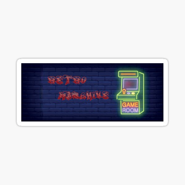 "retro machine" Sticker for Sale by NachtProduction | Redbubble
