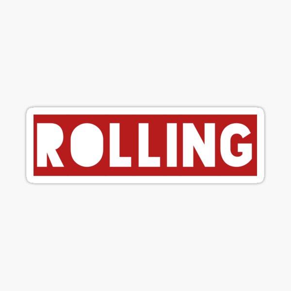 "Design rolling" Sticker for Sale by Nopiar5 | Redbubble
