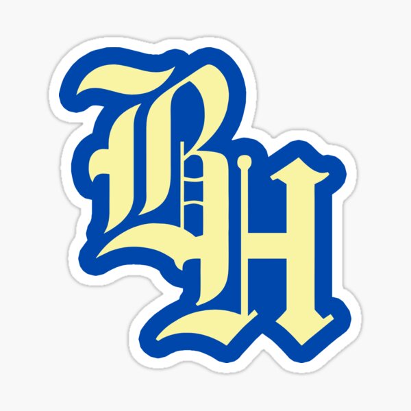 "Blue BH" Sticker for Sale by akubaekoh | Redbubble