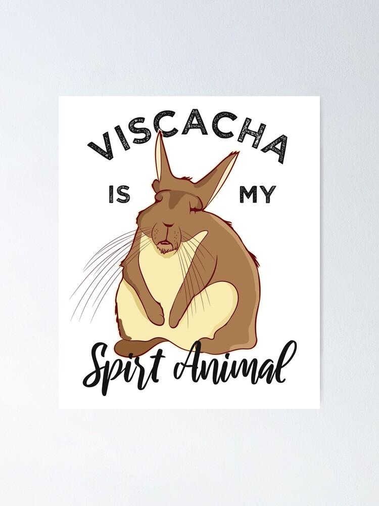 Póster «Viscacha Vizcacha Espíritu Animal Lindo Roedor Perezoso ...