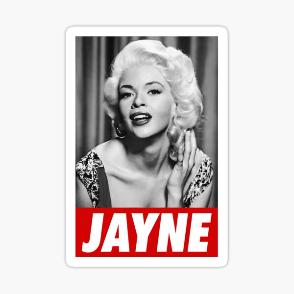 "Retro Vintage Jayne Mansfield Movie Actress American Awesome For Music ...