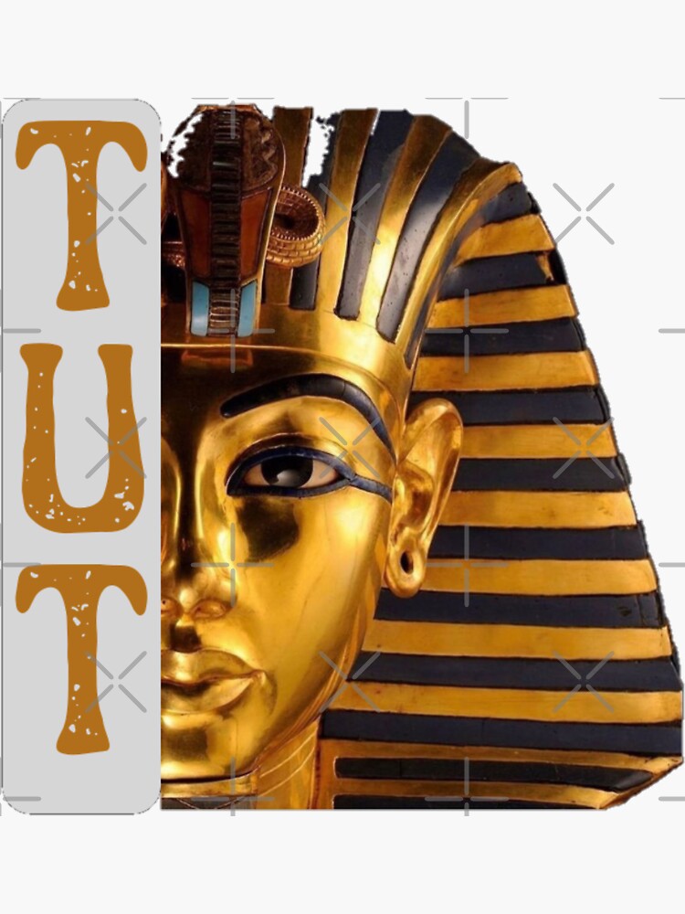 "Tutankhamun , king Tut" Sticker by Heba44 | Redbubble