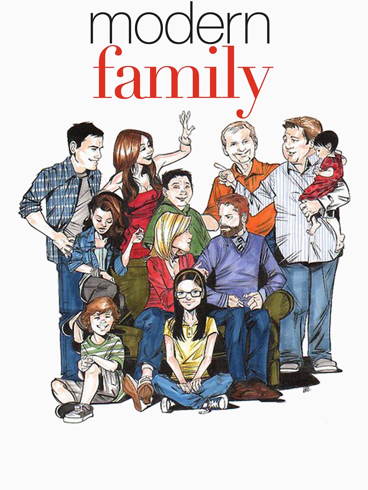 "MODERN FAMILY" T-shirt for Sale by septipulandathi | Redbubble ...
