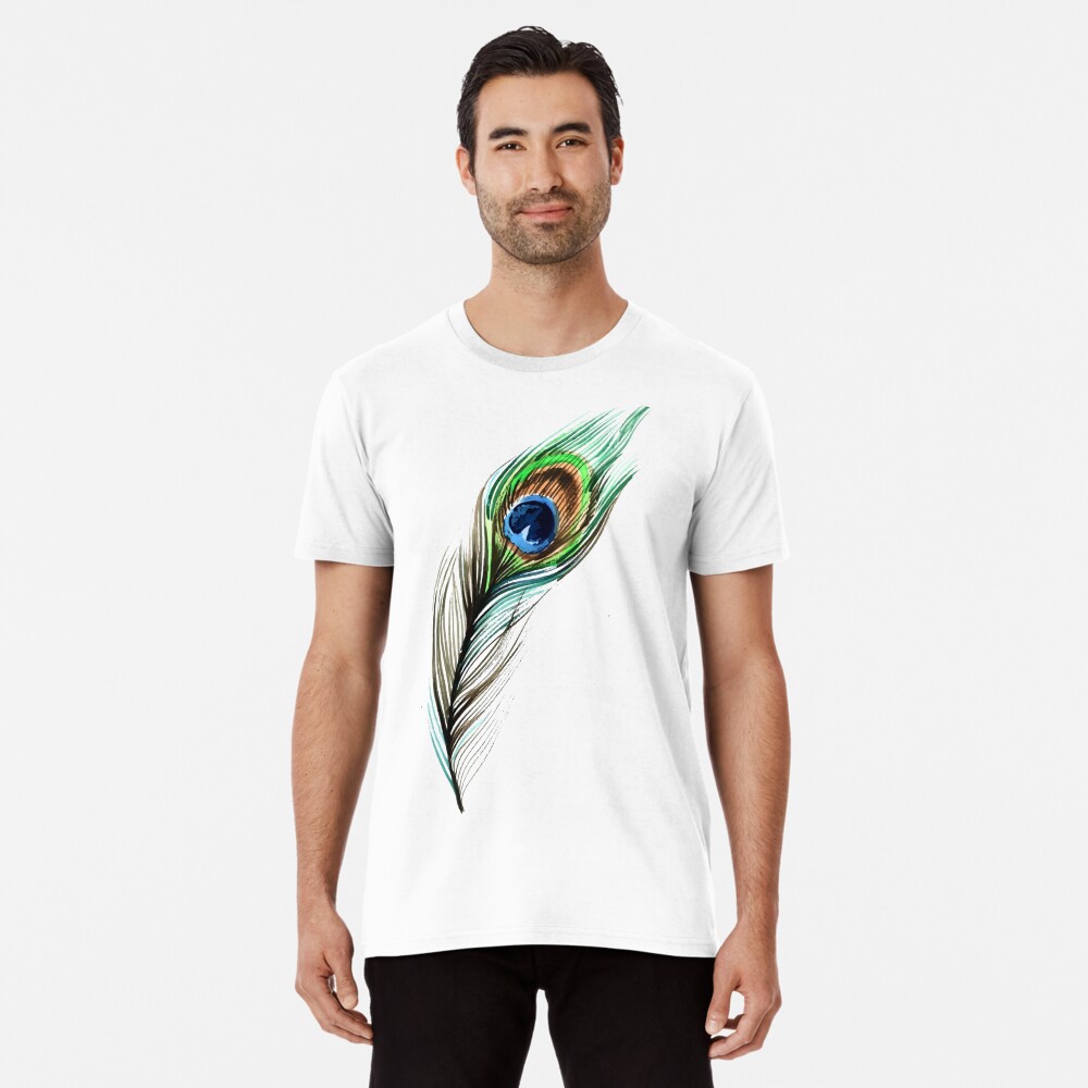 "Mor pankh (Krishna Peacock feather)" Art Print for Sale by ...