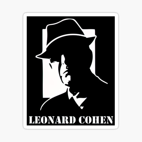 "Best Leonard Cohen Leonard Cohen Gift" Sticker for Sale by ...