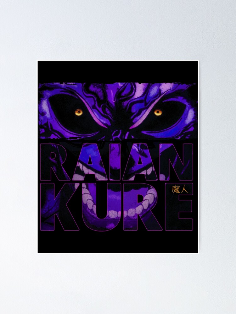 "Raian Kure Rage KENGAN - ASHURA OMEGA Manga Anime V2 Classic" Poster ...