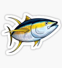 Yellowfin Tuna: Stickers | Redbubble