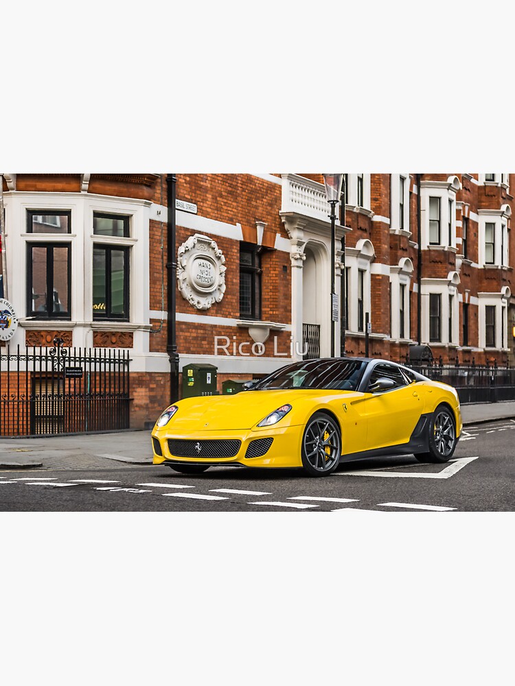 "Ferrari 599 GTO" Sticker by ricoliu | Redbubble