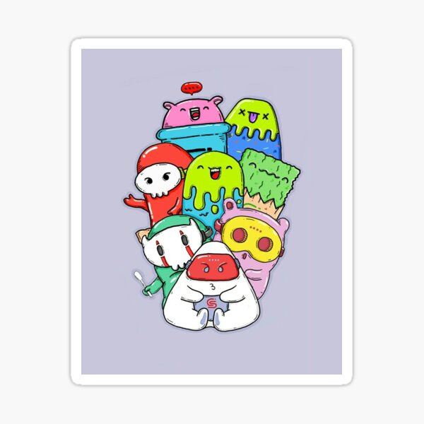 "cute doodle zhc" Sticker by pesamabur | Redbubble