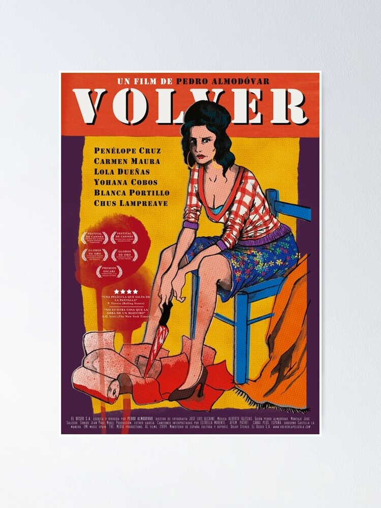 "Volver (Pedro Almodóvar) poster " Poster for Sale by kellyanders ...