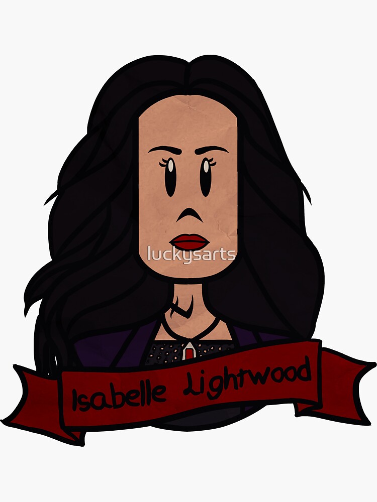 "Shadowhunters - Isabelle (Cartoon)" Sticker for Sale by luckysarts ...