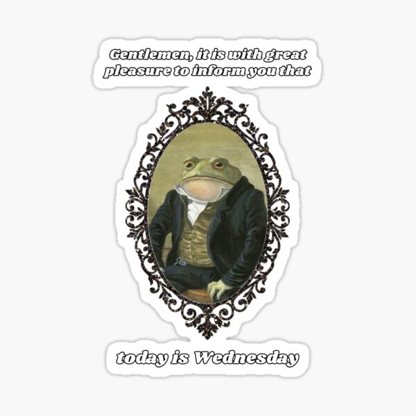 "Colonel Toad - Gentlemen It Is With Great Pleasure To Inform You Today ...