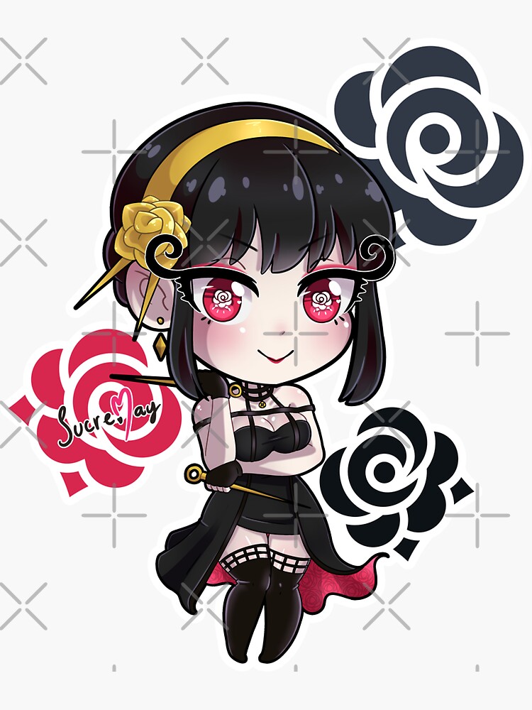 Pegatina «Chibi Yor Forge» de MayLet | Redbubble