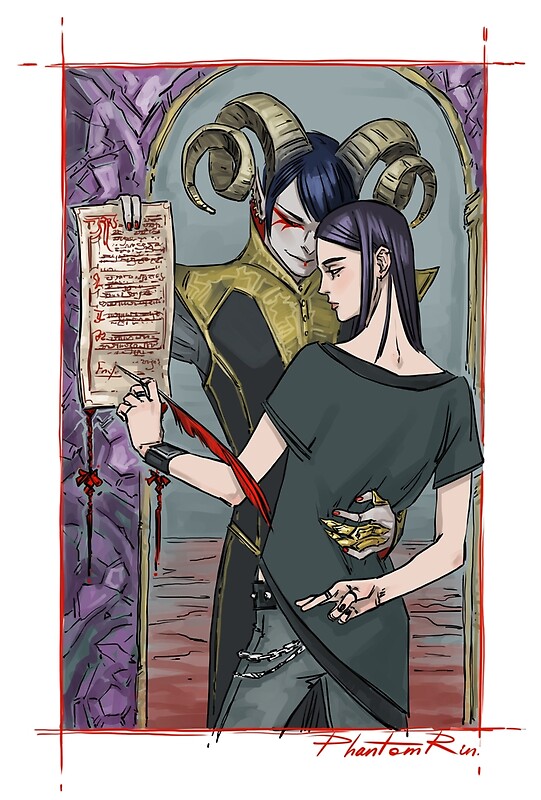 "I sold my soul, I made a pact" by PhantomRin | Redbubble