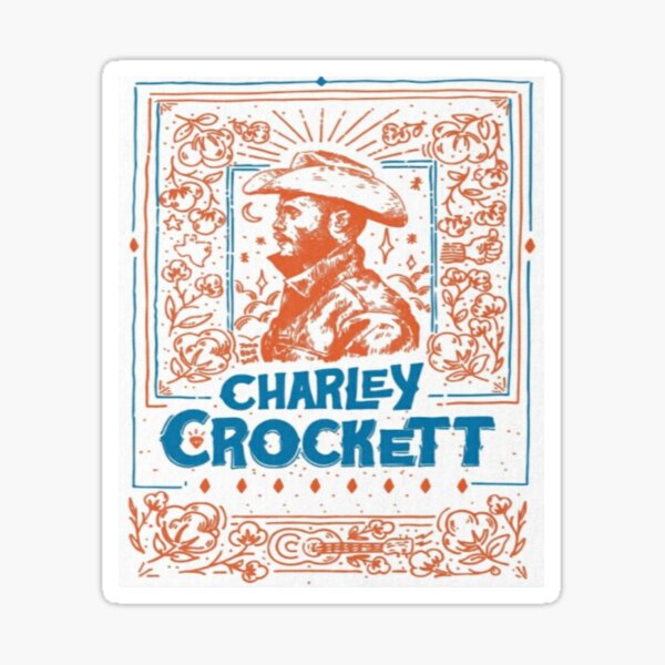 "Charley Crockett art" Sticker by Coolteys | Redbubble