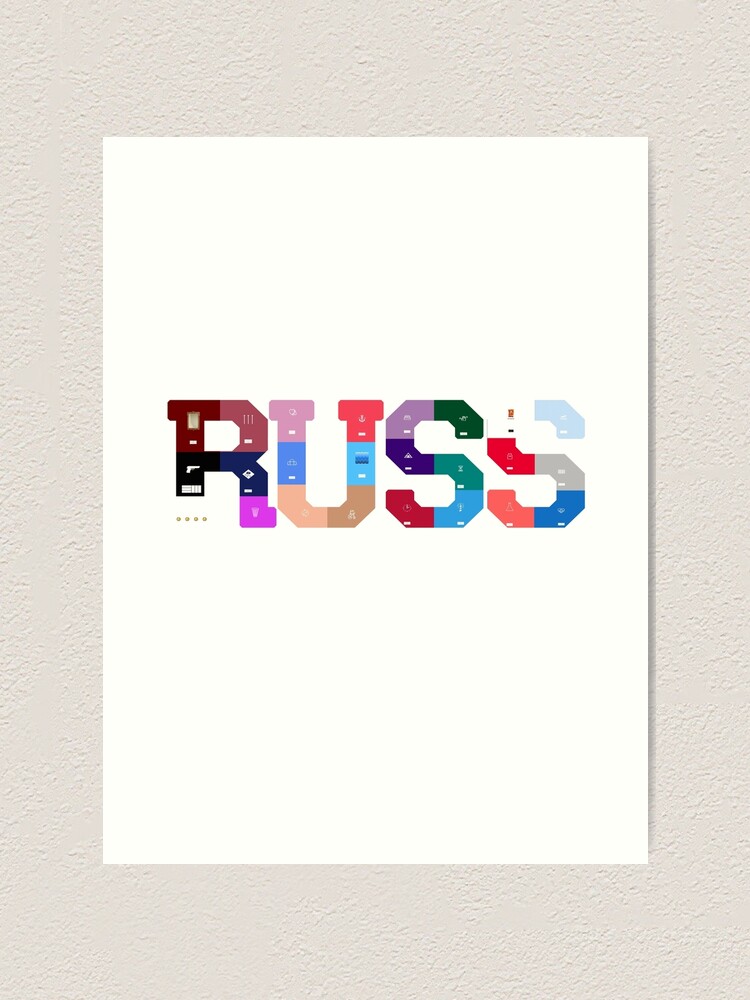 "Russ Diemon Album Covers " Art Print for Sale by Turtlessss | Redbubble