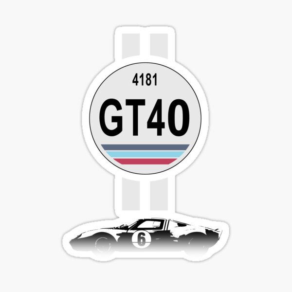 Sticker: Gt40 | Redbubble