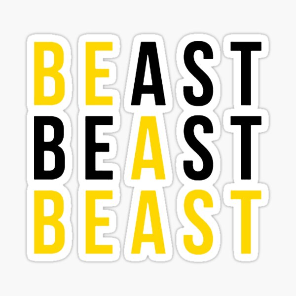 "Beast Beast Beast Motivational Gym Quote With Barbell And Grunge ...