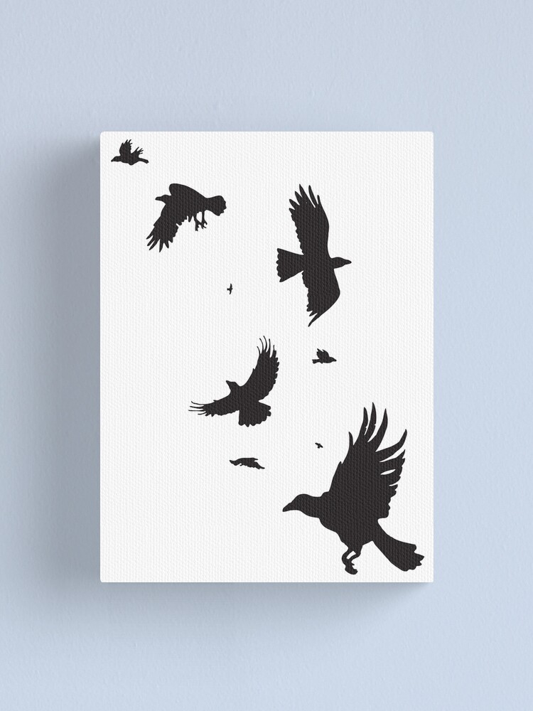 "A Murder of Crows" Canvas Print for Sale by omnibob8 | Redbubble